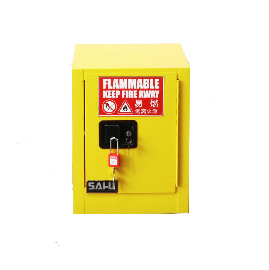 Flammable Storage Cabinet 4 Gallon / 15 Litre — Bio-Safety Supplies Pte Ltd