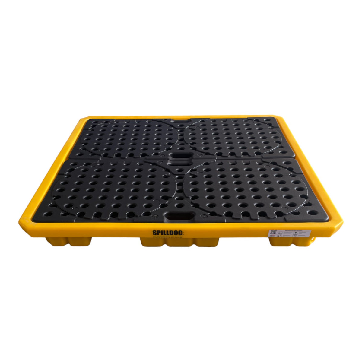 Spilldoc Low Profile 4 Drum Spill Pallet with Drain Plug SD004L — Bio ...