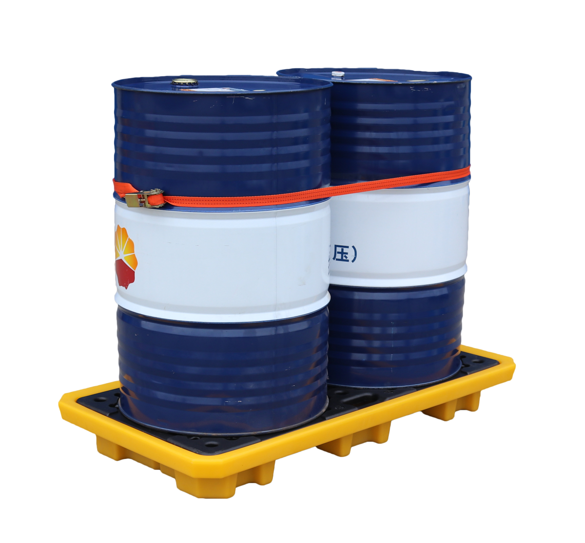 Low Profile 2 Drum Spill Pallet with Drain Plug SD002L — Bio-Safety ...