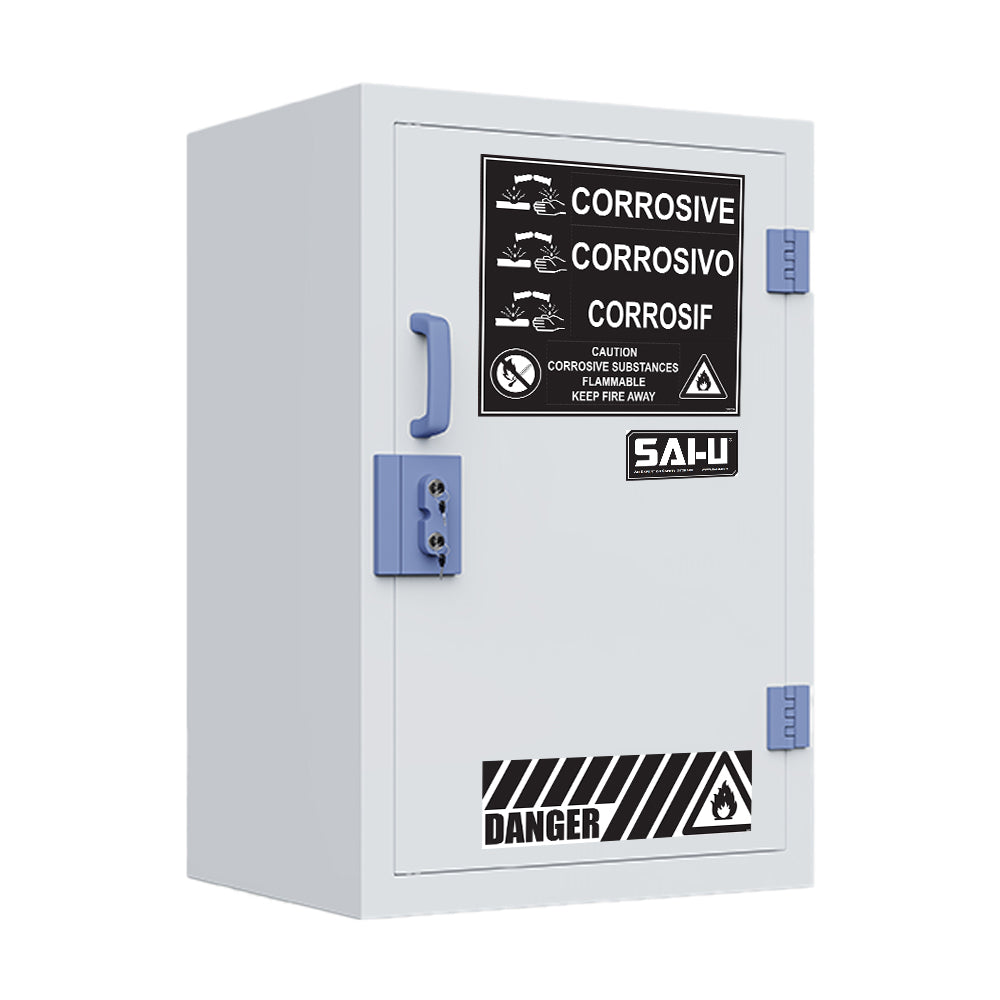 Strong Corrosive Liquid Storage Cabinet (PP cabinet) 12 Gallon / 45 Li ...
