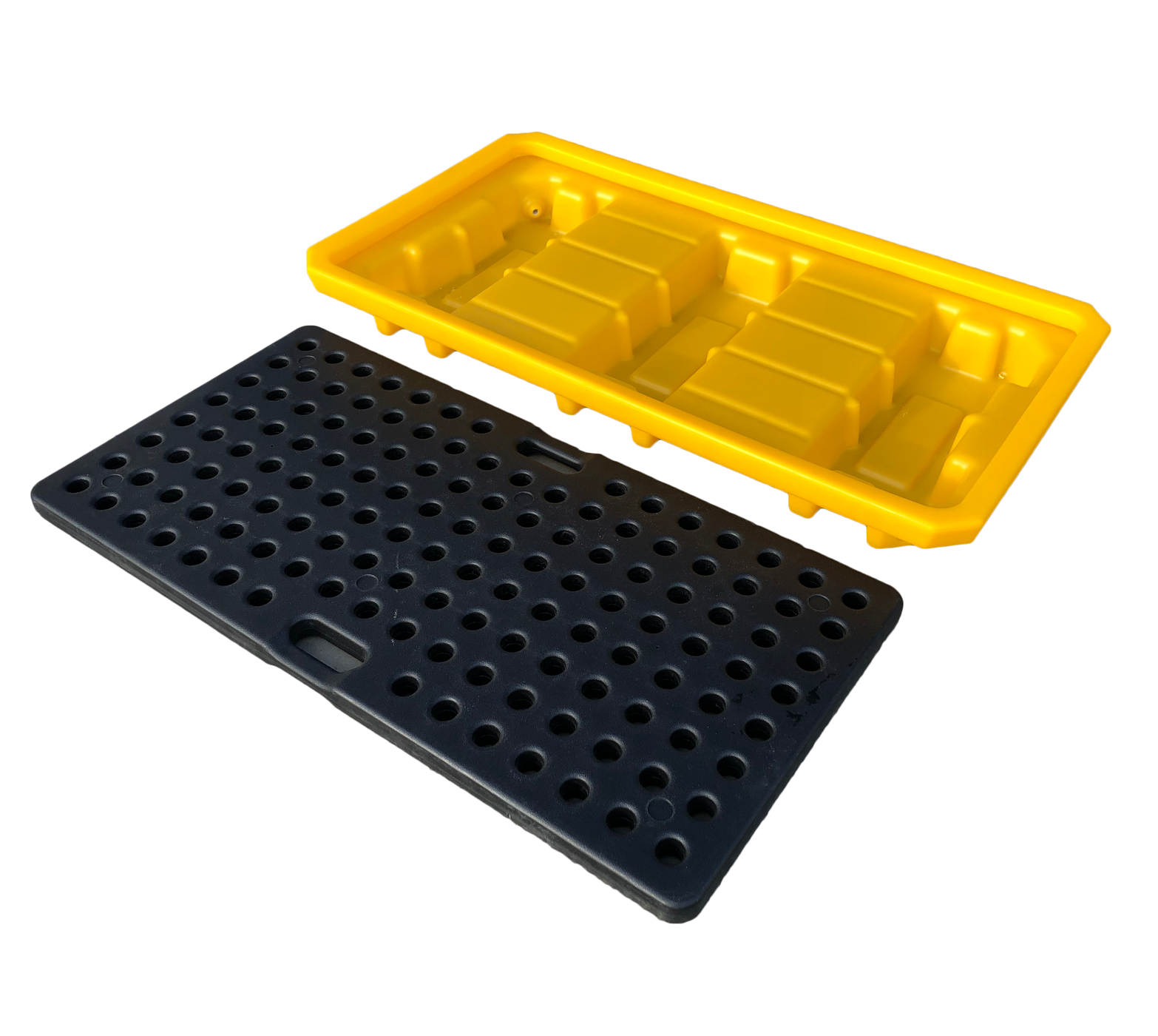 Spilldoc Low Profile 2 Drum Spill Pallet with Drain Plug SD002L — Bio ...