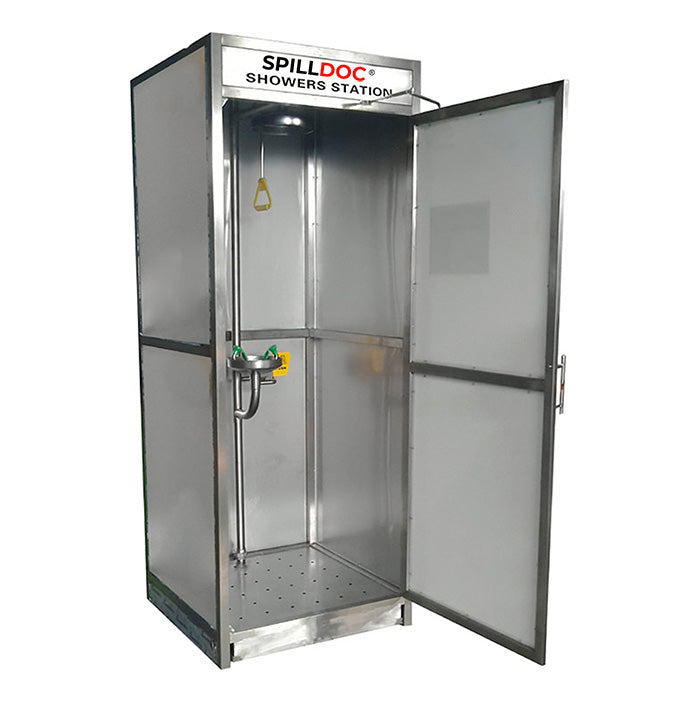 Spilldoc Enclosed Decontamination Safety Shower Booth SD-602 — Bio ...