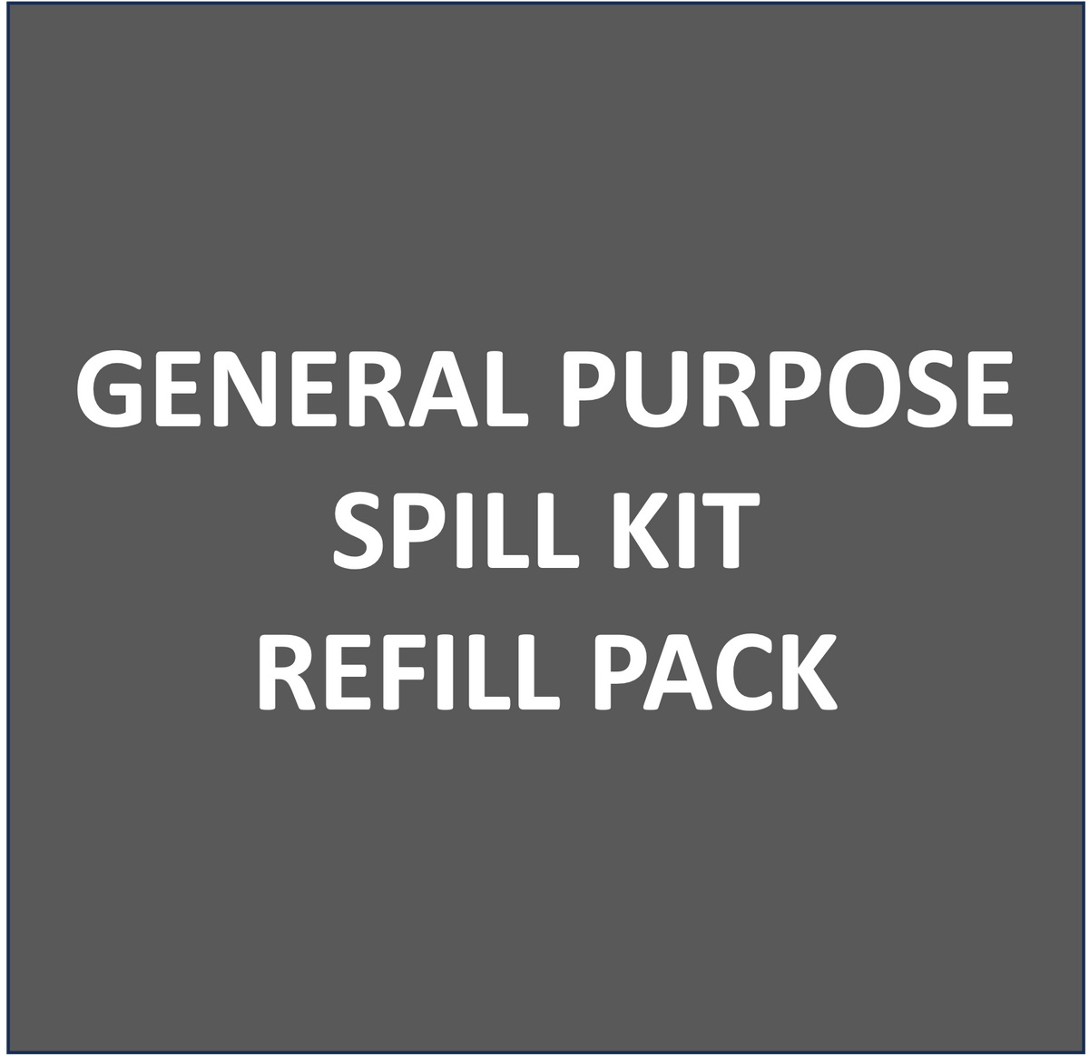 Spilldoc 120L General Purpose Spill Kit Refill Pack SD120LGPSKRP — Bio ...