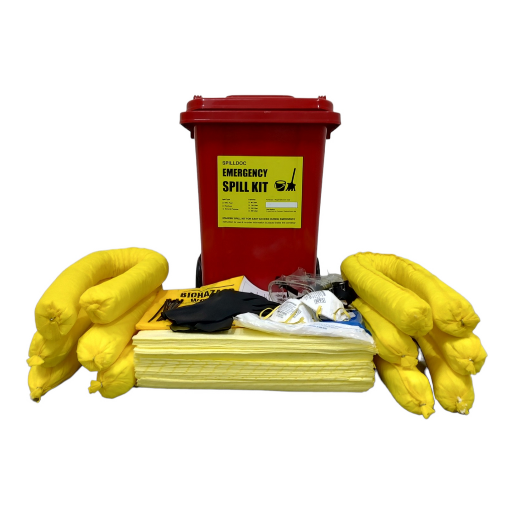 Spill Kit UltraTech 2-Drum Spill Pallet With Drain- Plus P2 - 9611 Oil Spill Kit