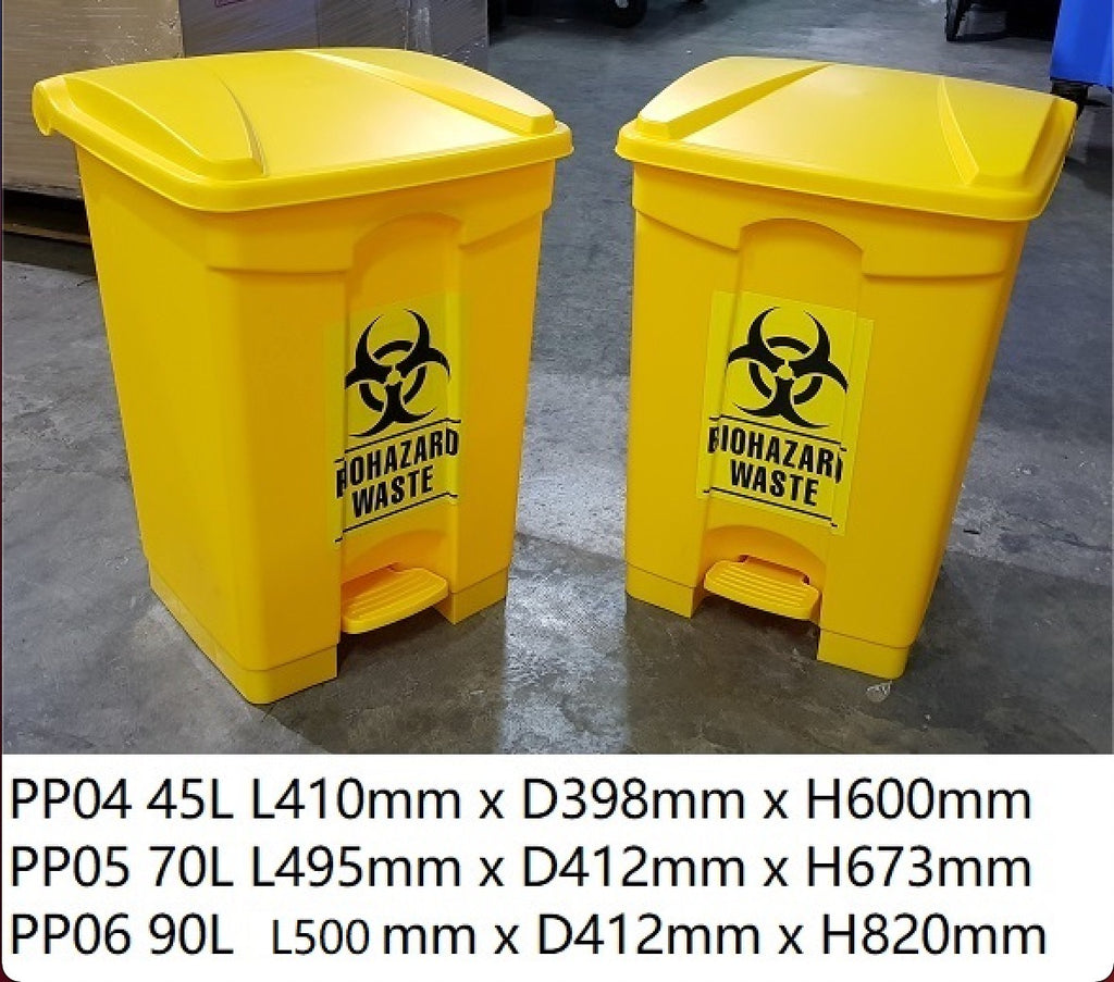 Biohazard Waste Disposal Bins — Bio-Safety Supplies Pte Ltd