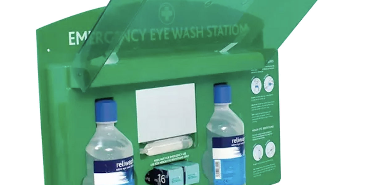 Spilldoc Wall Mounted Emergency Eyewash Bracket — Bio-Safety Supplies ...