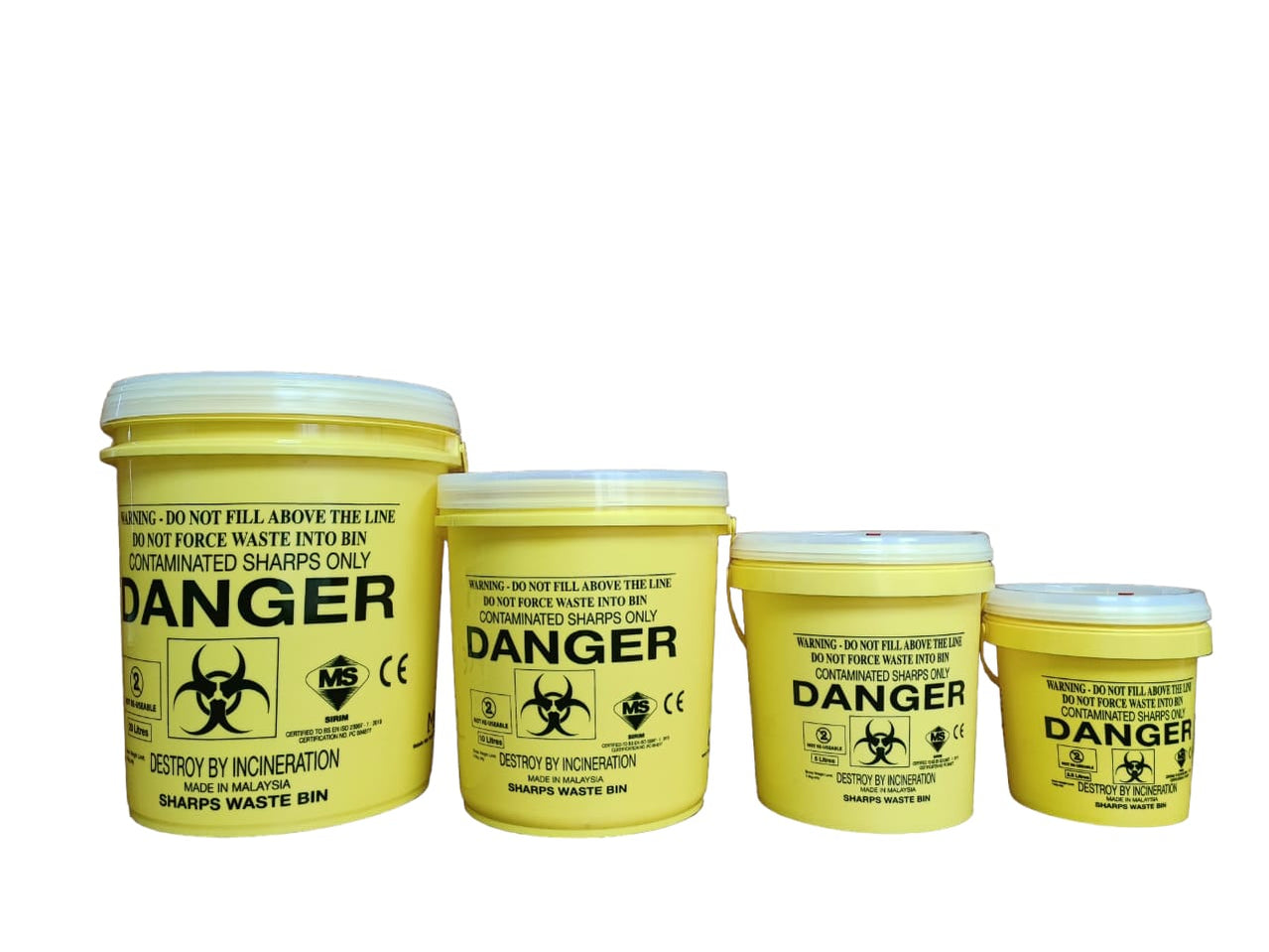 Sharps Disposal Container 20L — Bio-Safety Supplies Pte Ltd