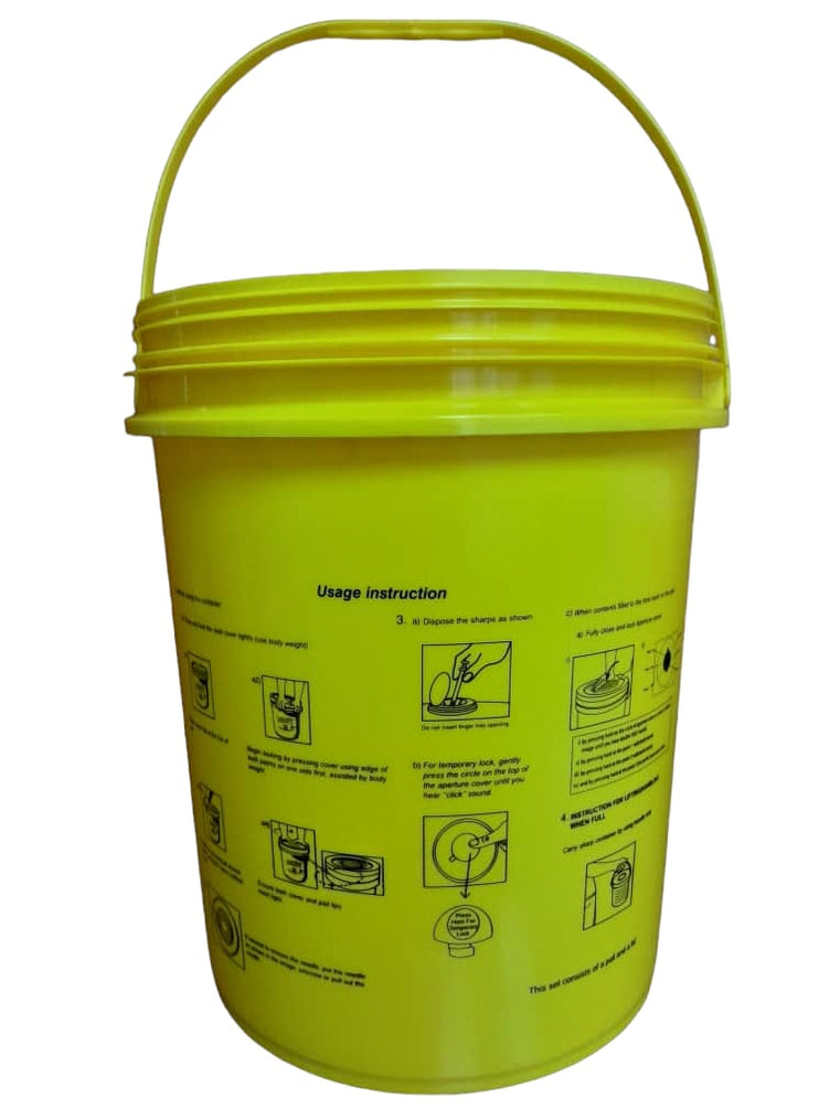 Sharps Disposal Container 20L — Bio-Safety Supplies Pte Ltd