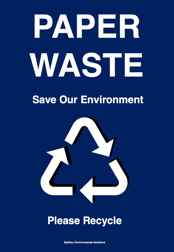 Paper Waste Sign — Bio-Safety Supplies Pte Ltd
