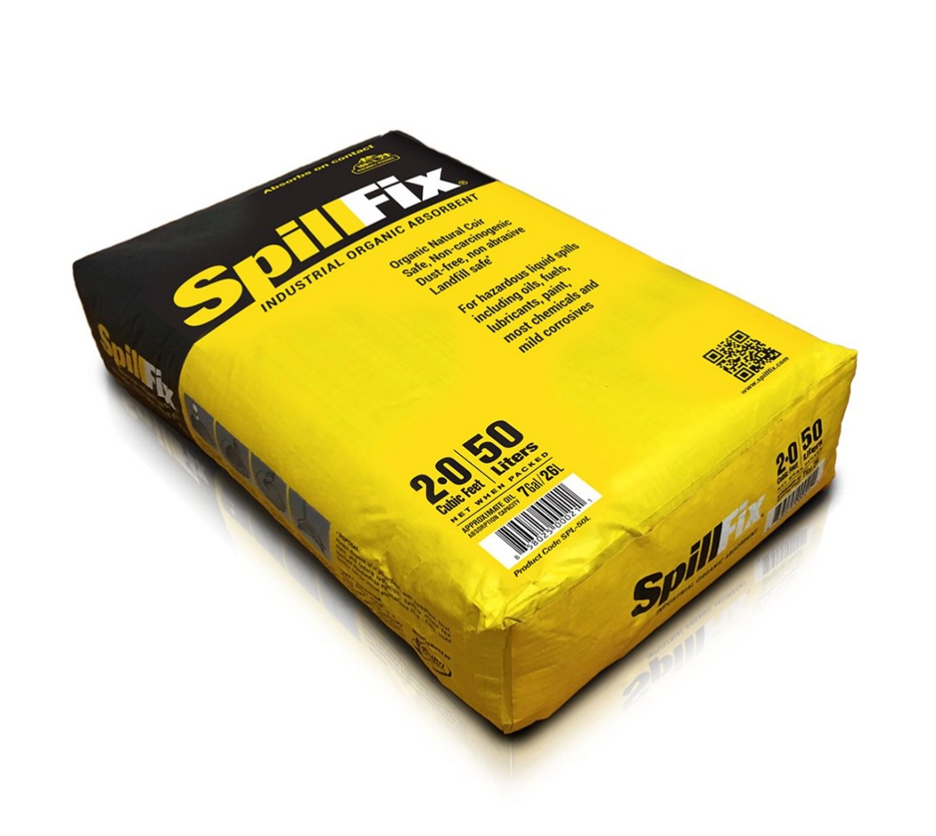 Spillfix Granular Absorbent Floor Sweep Bag 50 Litre / 13 Gal — Bio ...