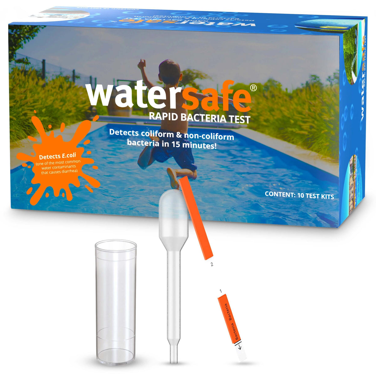 Watersafe® Rapid Bacteria – Box of 10 Tests WS-359BP — Bio-Safety ...