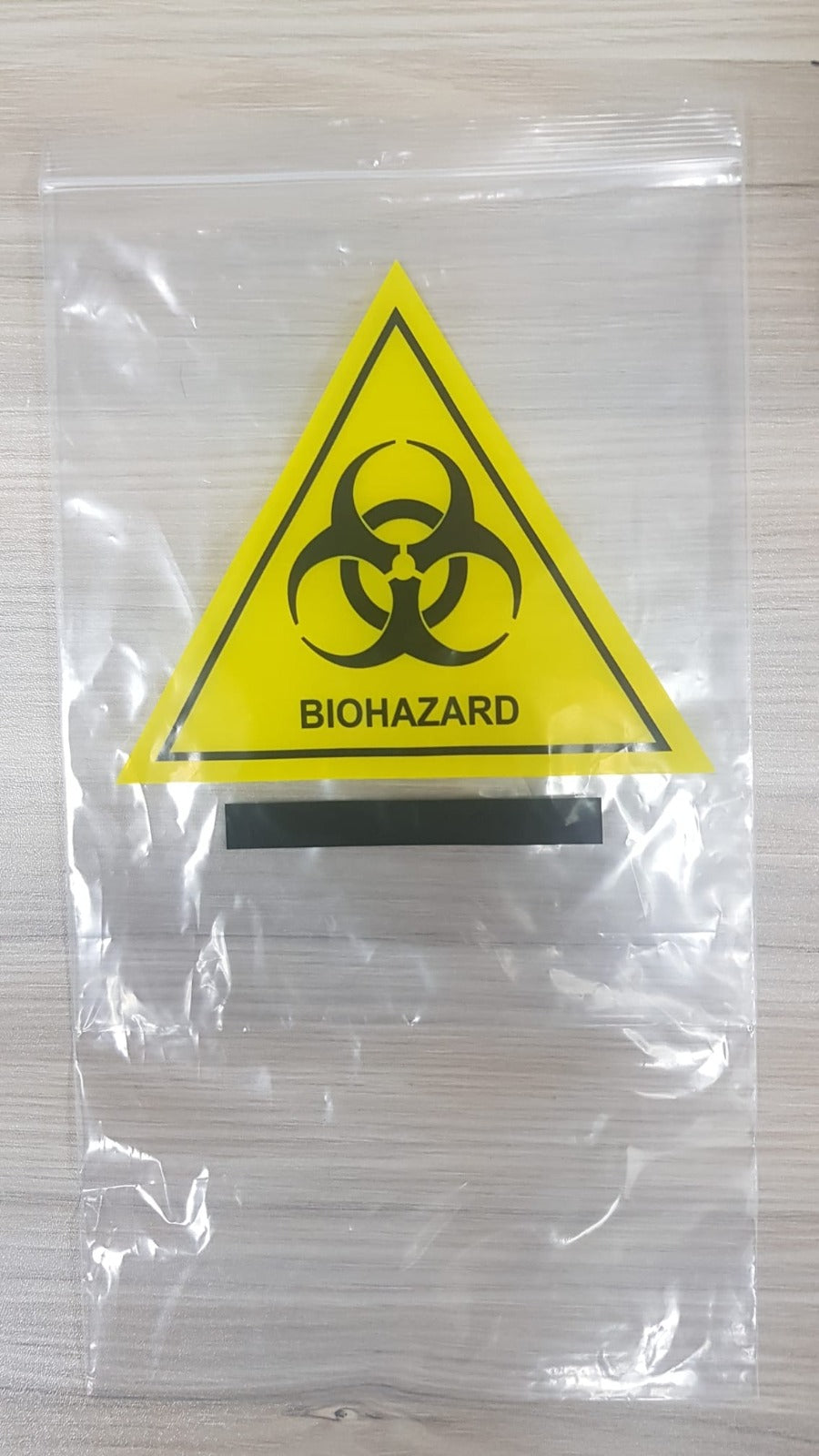 Biohazard Kangaroo Zip Lock Bag with Document Pouch — Bio-Safety ...