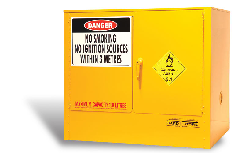 100L - Oxidising Agent Storage Cabinet SC100A — Bio-Safety Supplies Pte Ltd